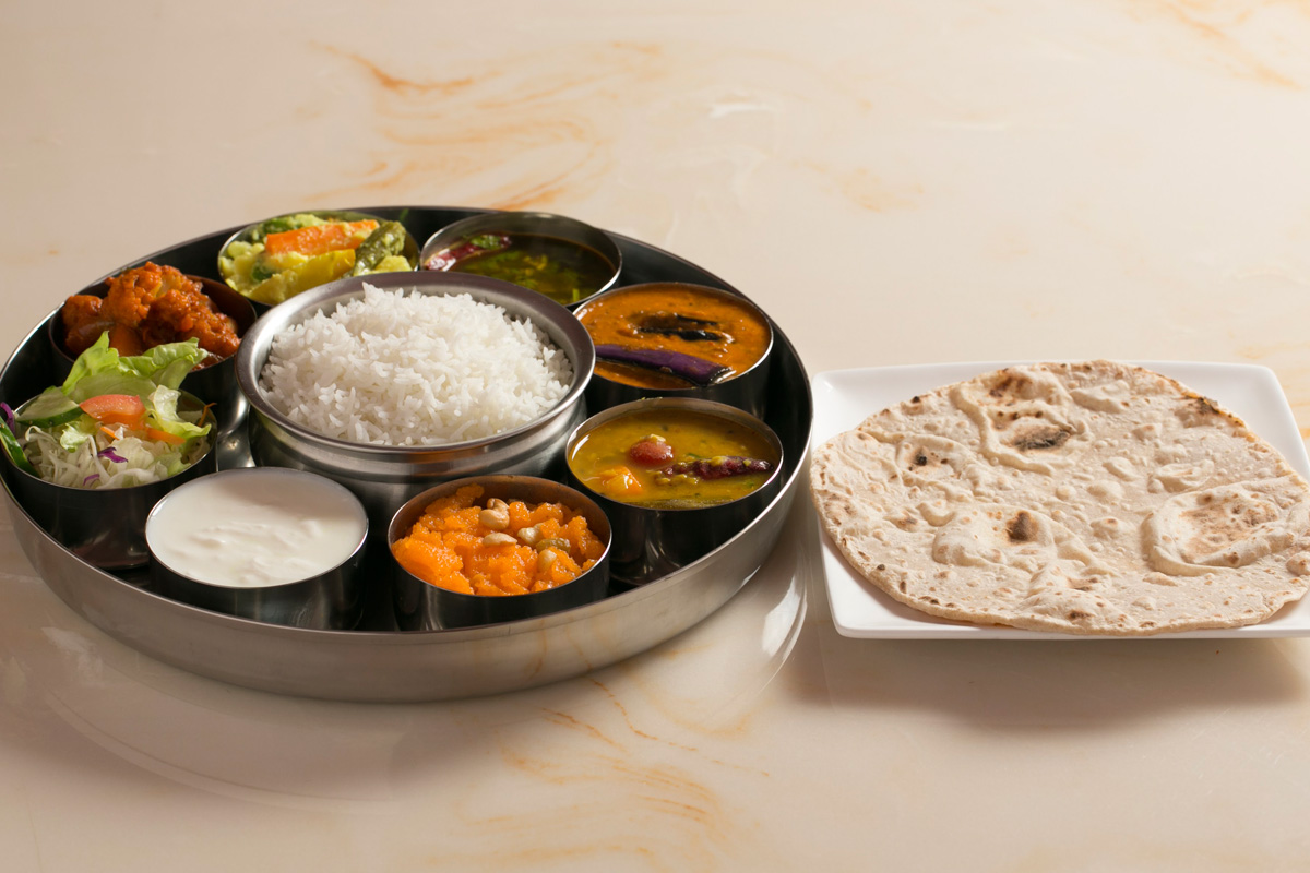 64-Vegetarian Thali | Sri Balaji